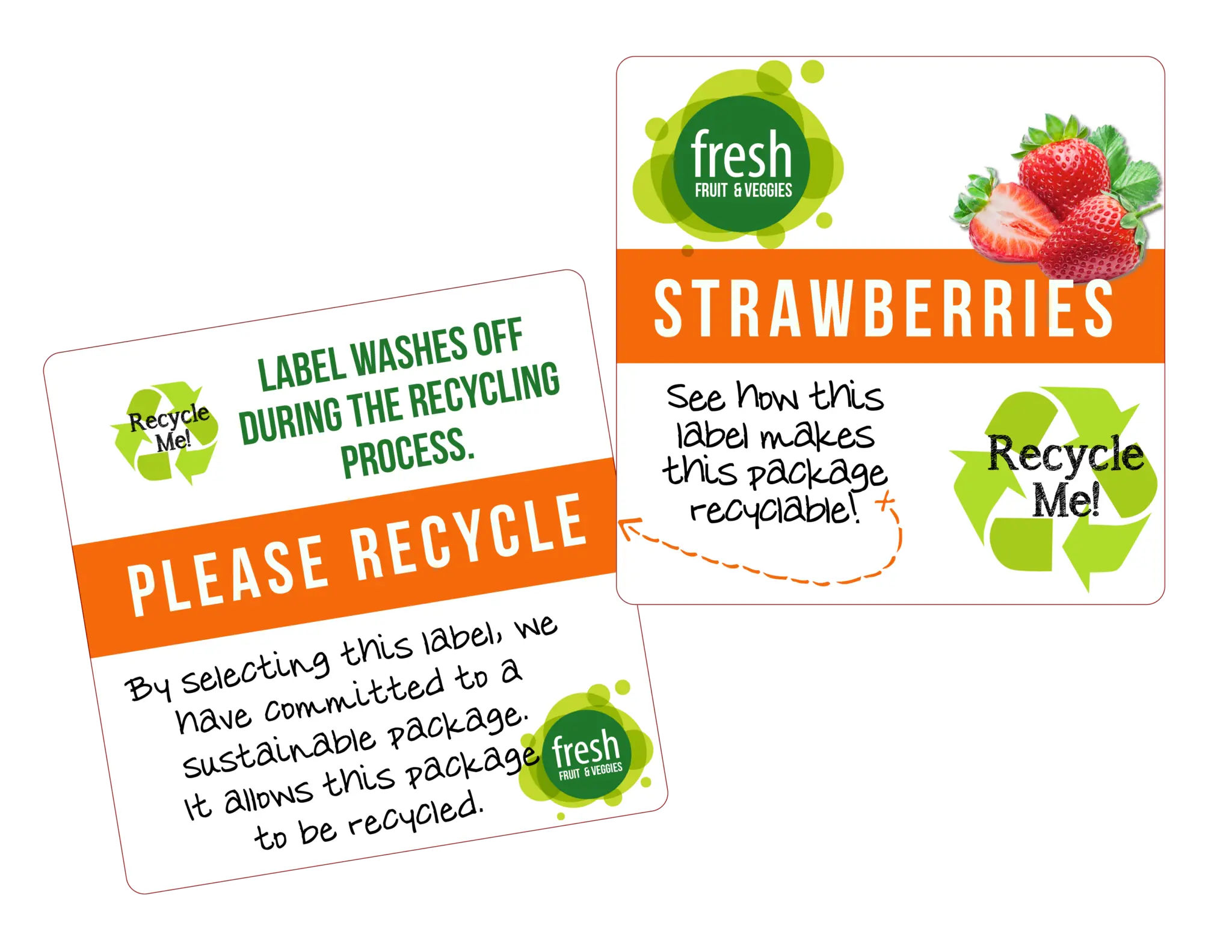 Wash Off Labels For Pet Containers